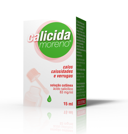 Calicida Moreno Calicida moreno, verrugas calos calosidades Farmácia ...