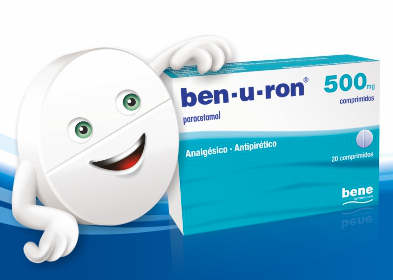 Ben-U-Ron 500mg x 20 comp 3854585 cabeça, dores dores, ben-u-ron febre ...
